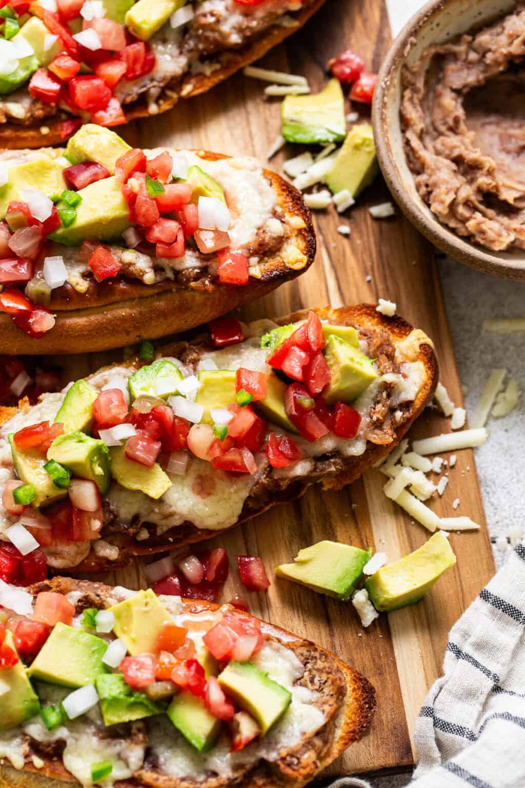 Molletes (Mexican Open-Faced Sandwich)