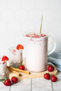 Strawberry Horchata - Isabel Eats