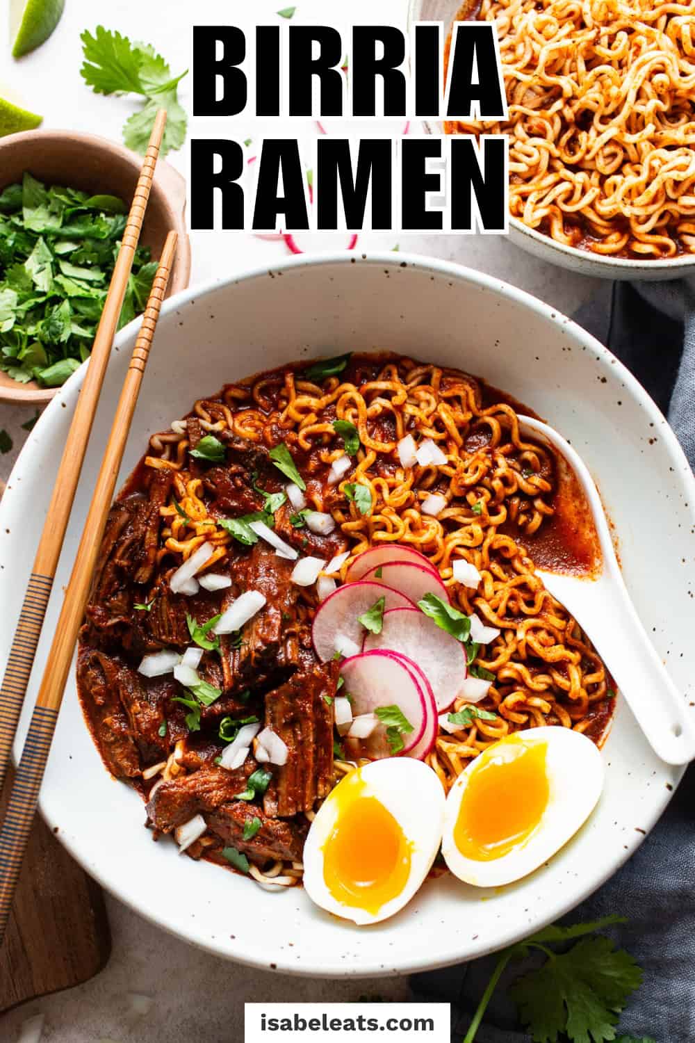 Birria Ramen - Isabel Eats