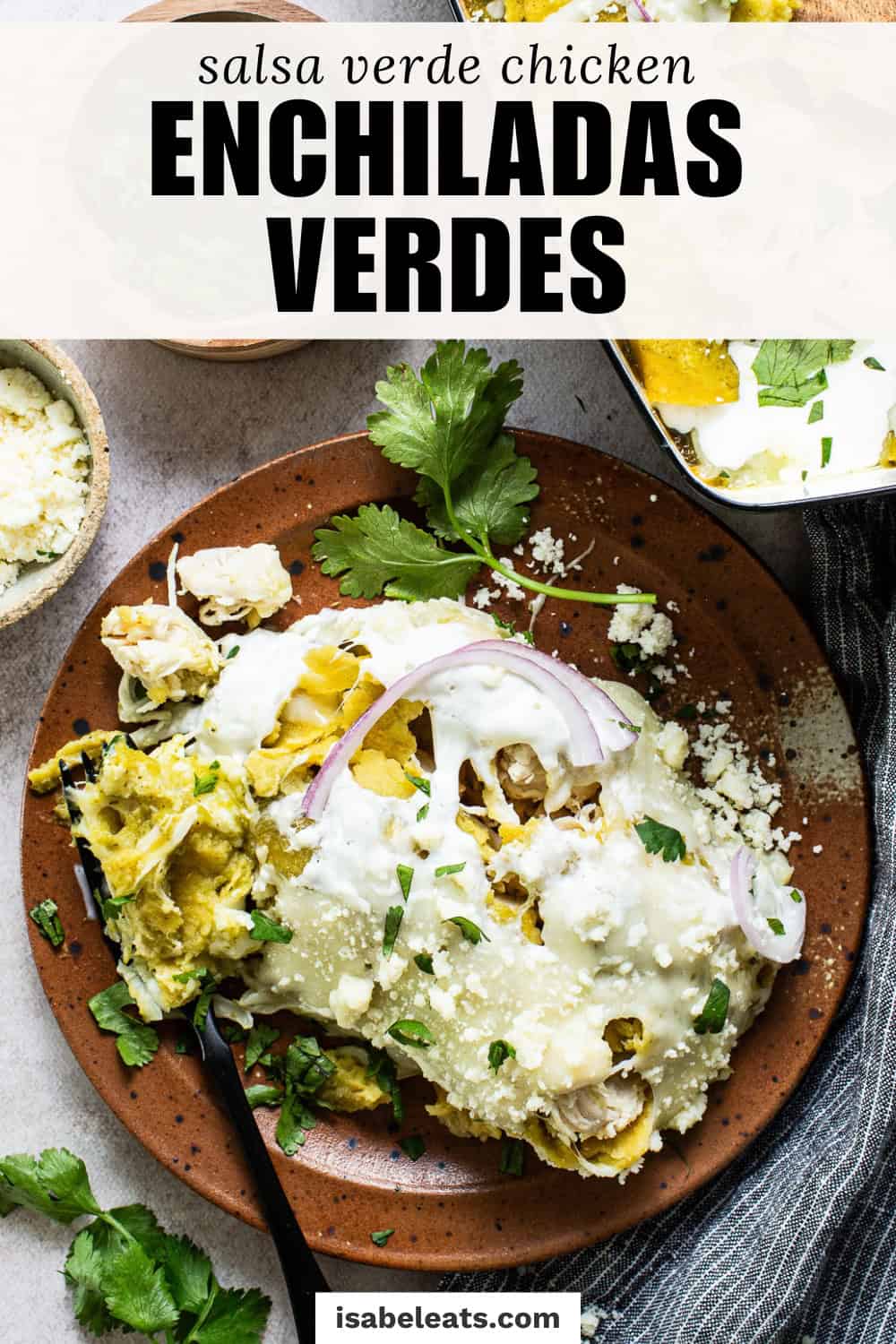 Enchiladas Verdes Recipe - Isabel Eats