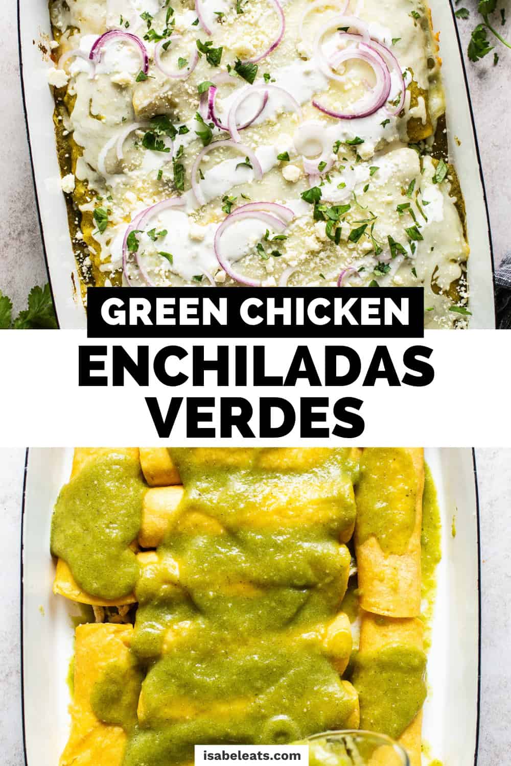 Enchiladas Verdes Recipe - Isabel Eats