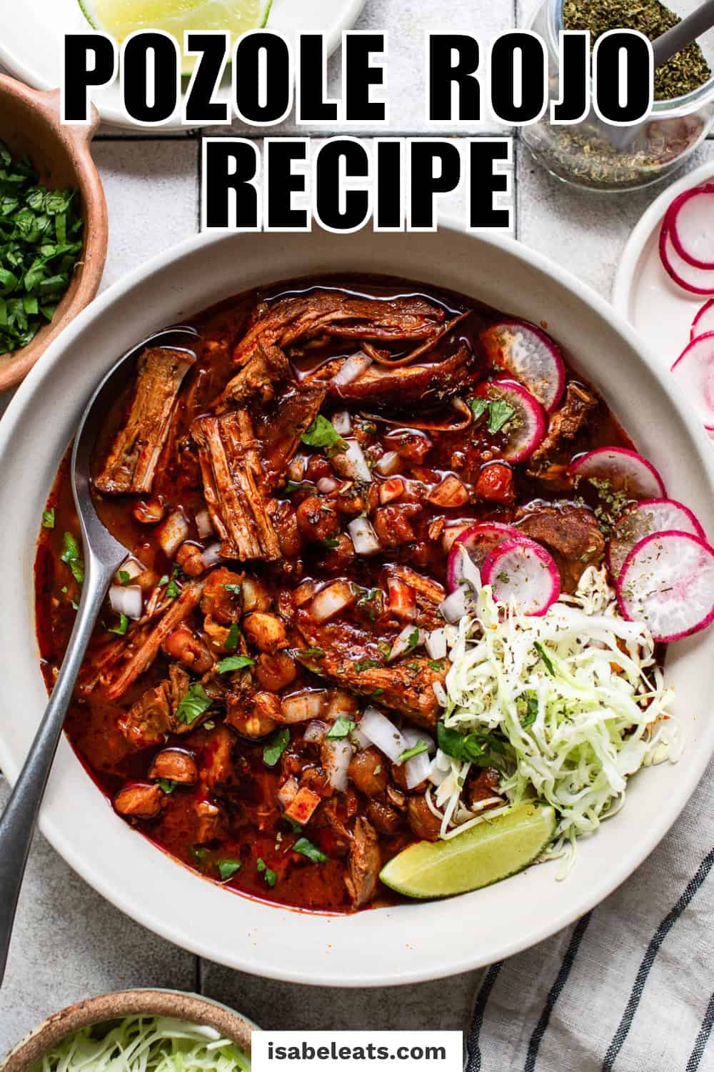 Pozole Rojo Recipe - Isabel Eats