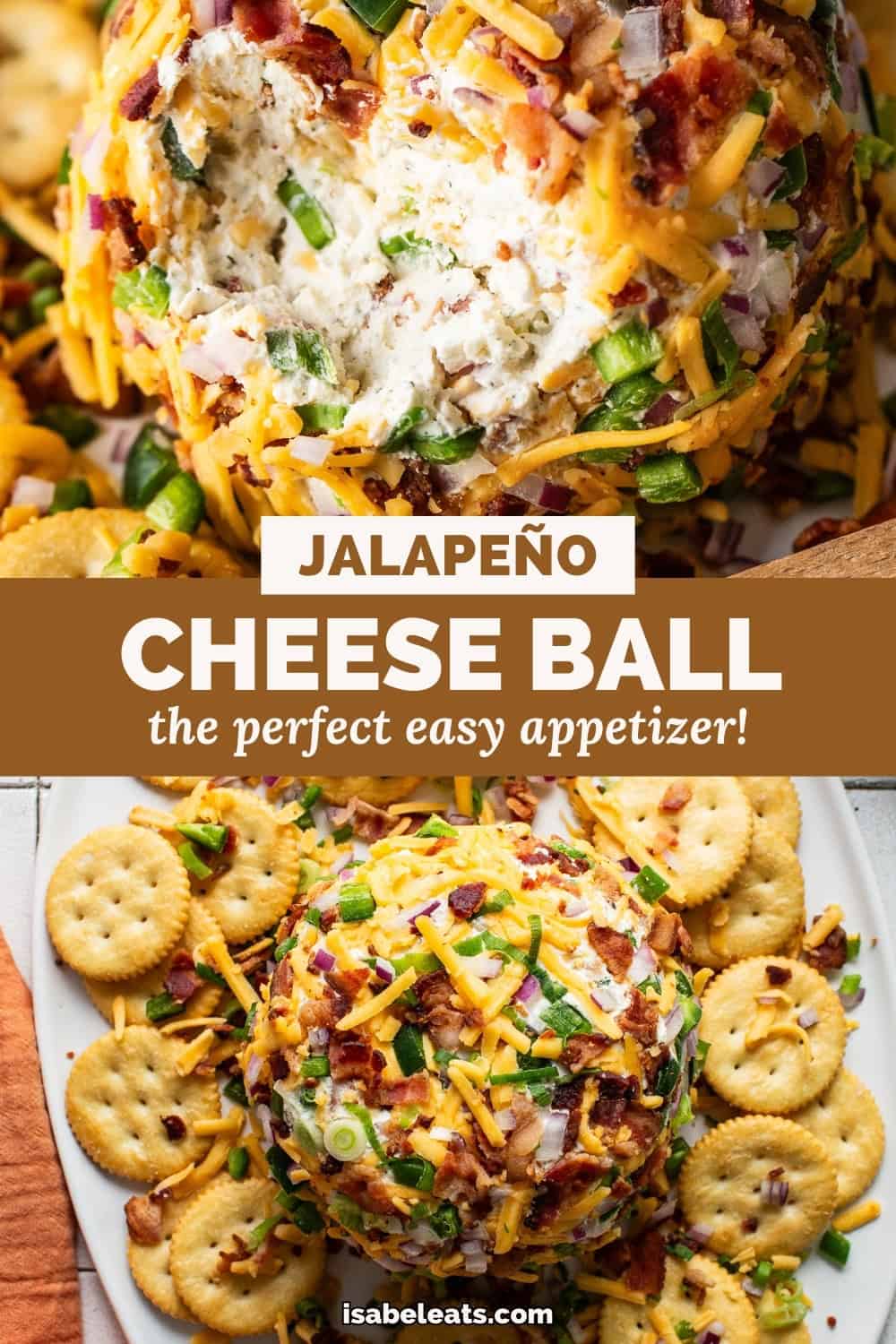 Jalapeño Cheese Ball - Isabel Eats