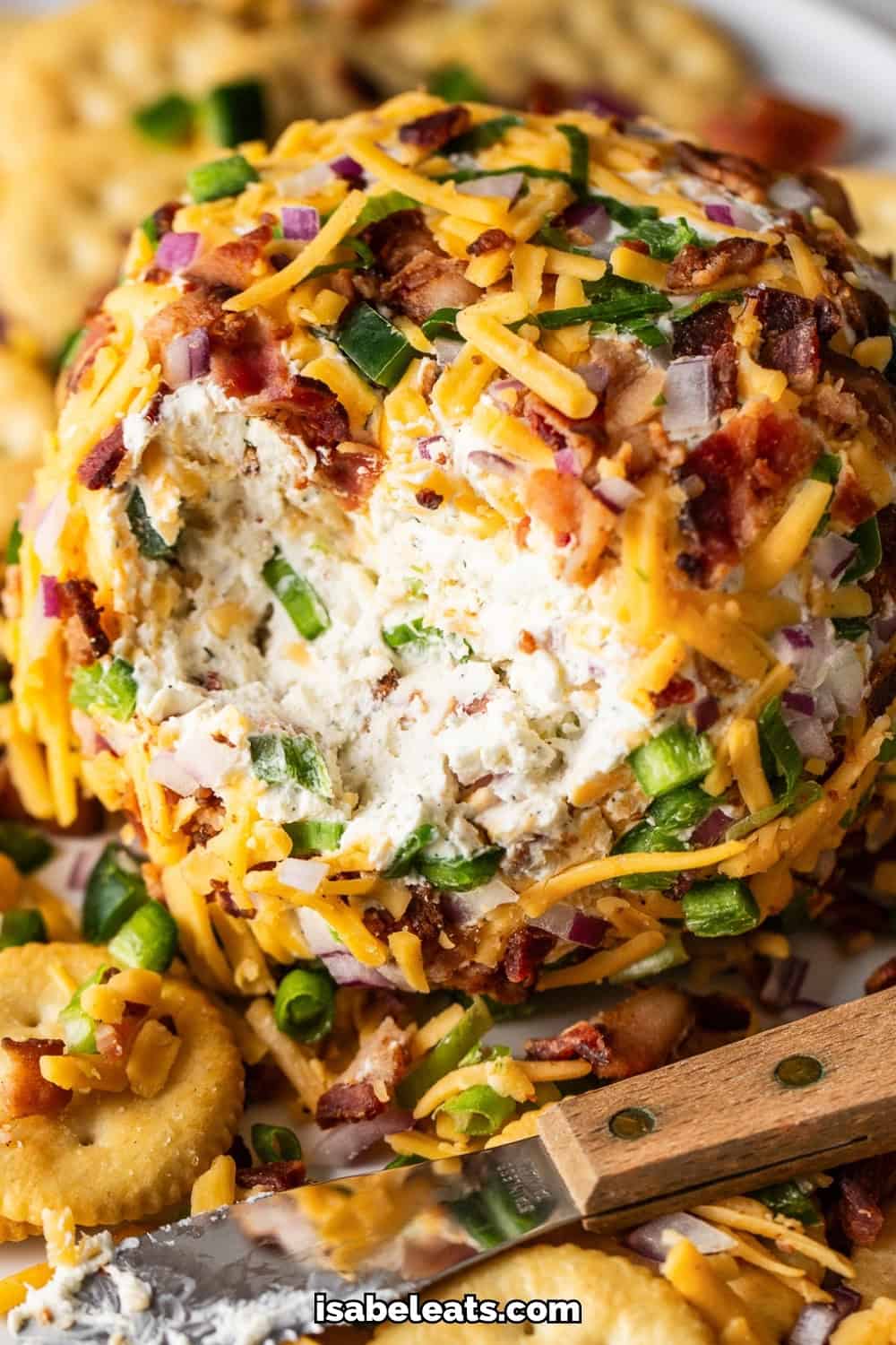 Jalapeño Cheese Ball - Isabel Eats