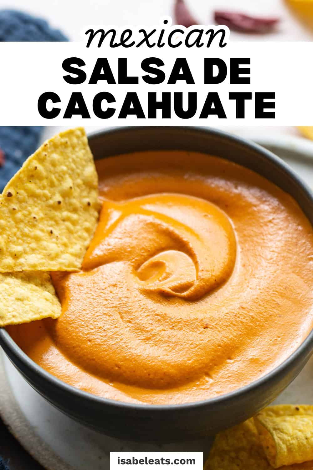 Salsa de Cacahuate - Isabel Eats