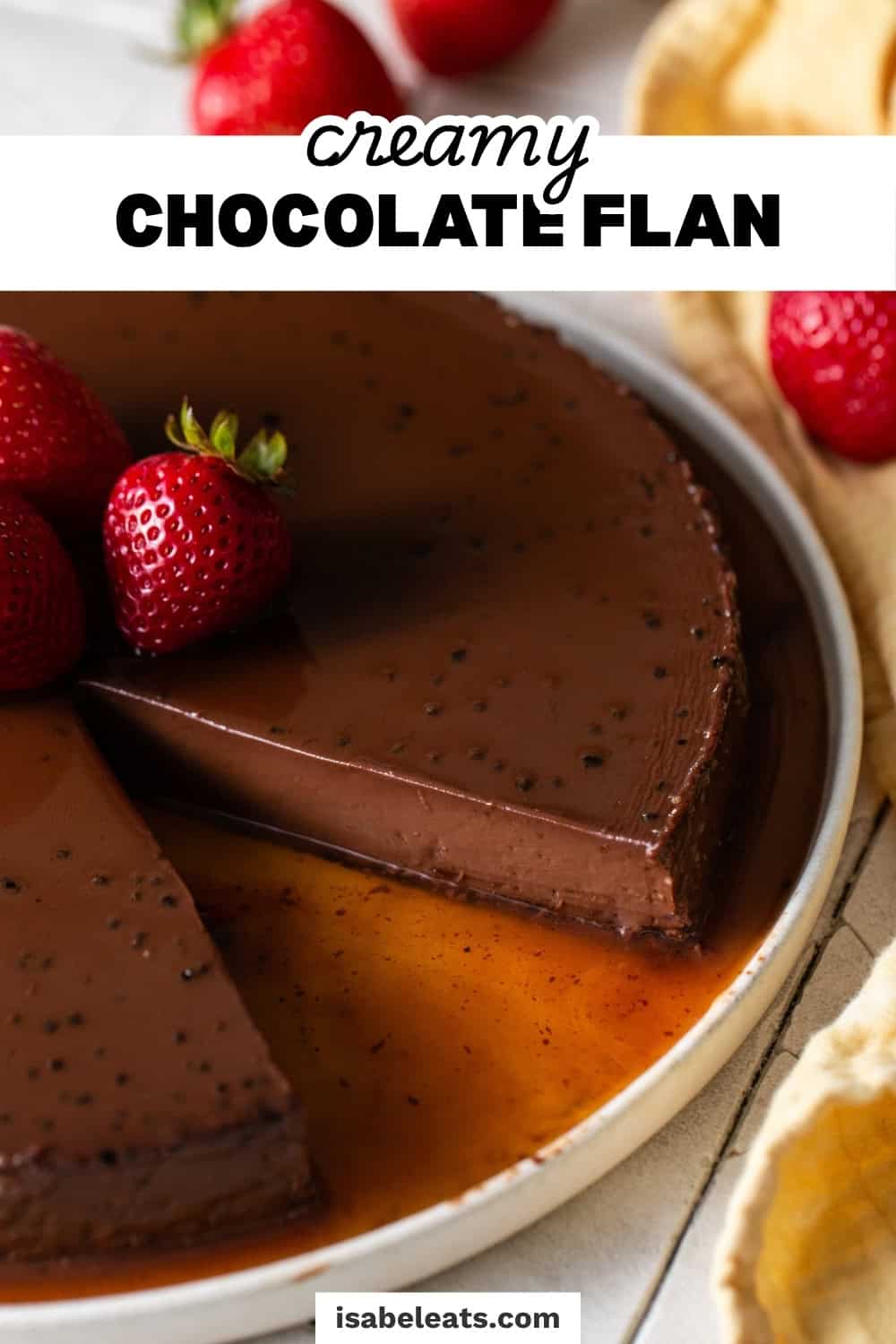 Chocolate Flan - Isabel Eats