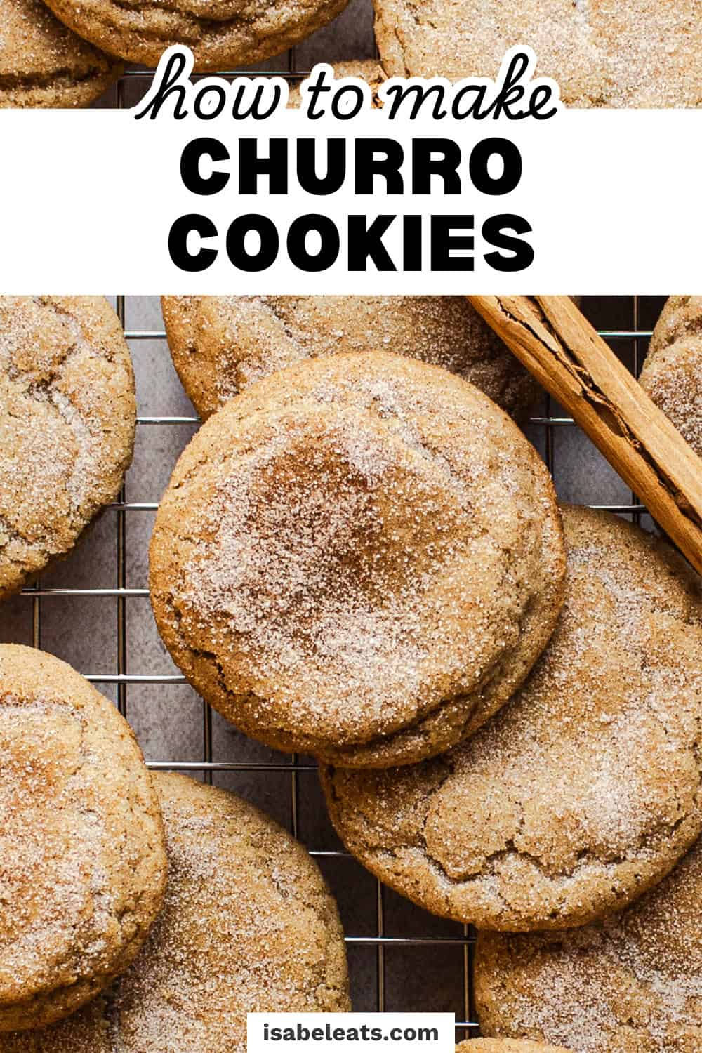 Churro Cookies - Isabel Eats