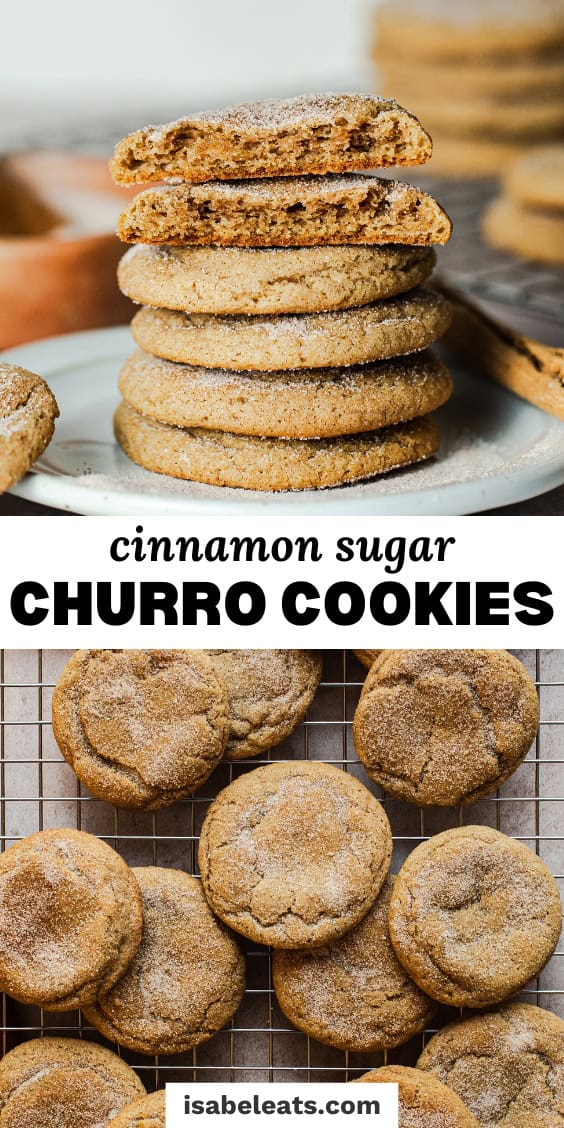 Churro Cookies - Isabel Eats